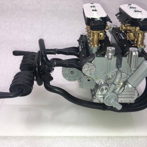 🌆 LAMBORGHINI MIURA - ENGINE・ STL File for 3D printing・Cults