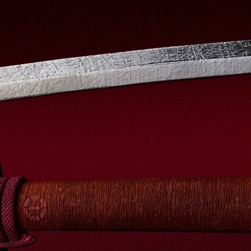 OBJ file KATANA ON A STAND 🇯🇵 ・3D printer design to download・Cults