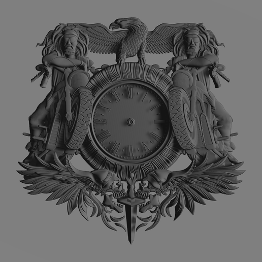 🕰️ clock stl cnc design・ STL File for 3D printing and CNC machining ...