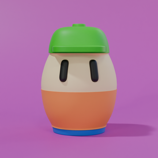 STL file EGG EASTER CONTAINER EGG - Mr. Stumble - Stumble Guys 🥚 ・Model ...