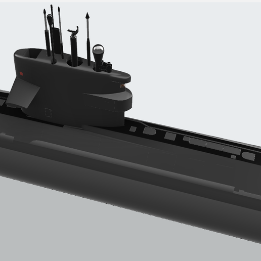 👽 Zwaardvisklasse / Swordfish class Submarine for RC scale 1/50・ 3D ...