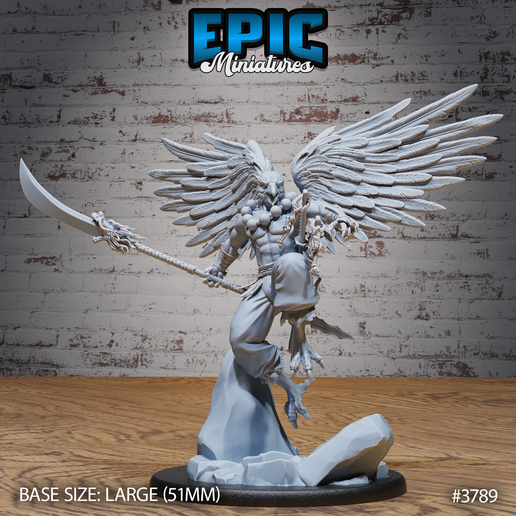 3D file Tengu Bird Folk Lord Set ‧ DnD Miniature ‧ Tabletop Miniatures ...