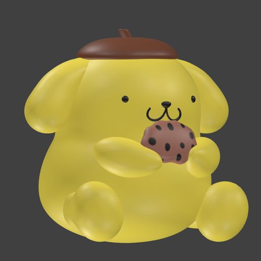 STL file Pompompurin 🐉 ・3D printable model to download・Cults