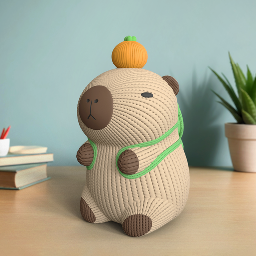 Archivo 3D Capybara Tricoté Mignon - STL et 3MF 👾 ・Modelo para ...