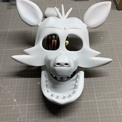 3D print Foxy Mask (FNAF / Five Nights At Freddy’s) • made with Elegoo ...