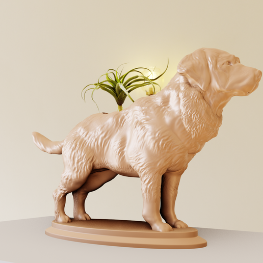 STL file labrador planter pot flower vase stl 🪴 ・Design to download and ...