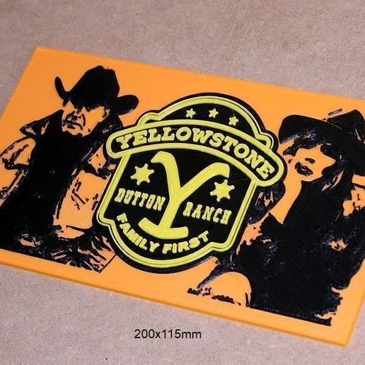 STL file Yellowstone rancho vaqueros, caballos, rodeo, serie ...
