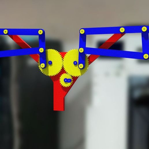 🦇 Biomimetic Articulated Bat Wing Mechanism for Drones - Kinetic ...