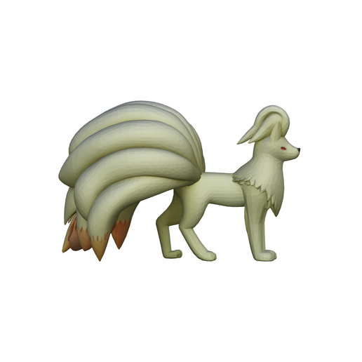 STL file Ninetales Pokemon 🐉 ・Model to download and 3D print・Cults