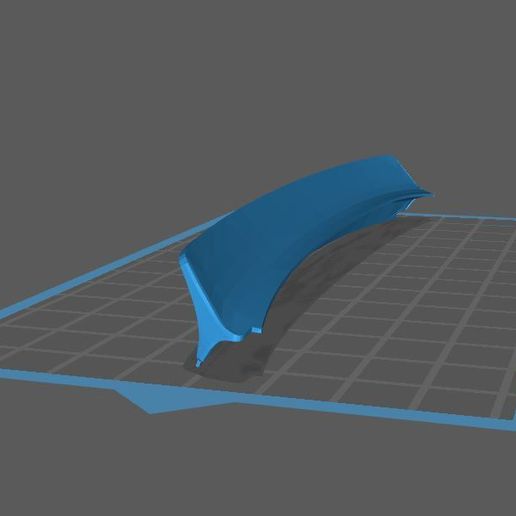🚗 Ducktail Spoiler・ STL File for 3D printing・Cults