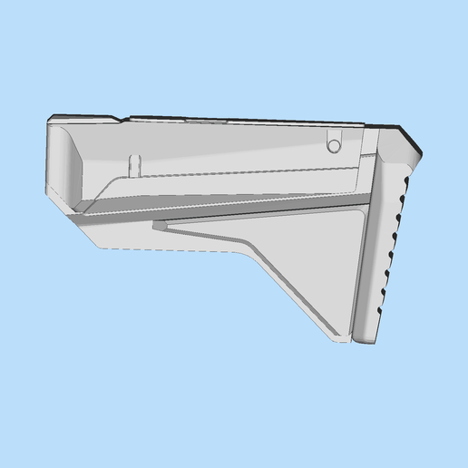 🏰 667 CCL Tactical Rifle Modified Stock (e1) - 152-3D Printed Model ...