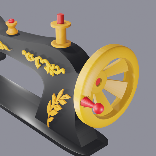 🪡 miniature sewing machine- Antique Sewing Machine - Real time working ...