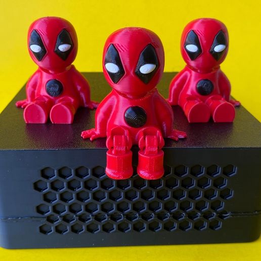 👶 Articulated Baby Deadpool, Mini Flexi Print In Place Separated Parts ...