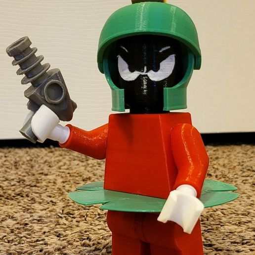 🧞‍♂️ Lego Marvin The Martian・Free STL File for 3D printing・Cults