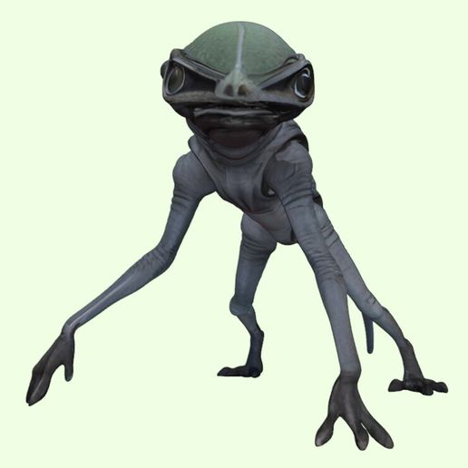 👹 Xenoraptor Creature – Alien Wildlife Model・Free STL File for 3D ...