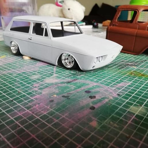 🚗 STL VOLKSWAGEN VARIANT 1972・ STL File for 3D printing・Cults