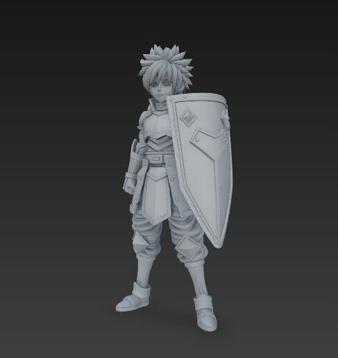 🧸 Brave Knight Armored Fantasy Warrior 3D Print Model・ STL File for 3D ...