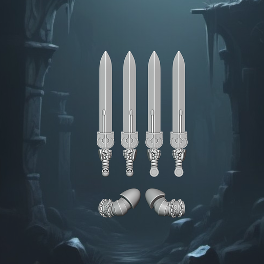 ⚔️ Ultra Swords Power Swords - Space Knights・ STL File for 3D printing ...