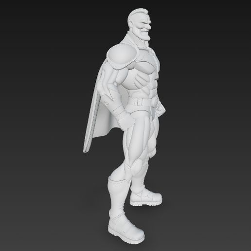 🦸 Classic Superhero – Comic-Style Action Hero 3D Model・ STL File for 3D ...