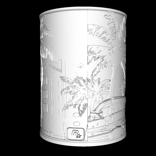 STL file GTA6 lamp 🔦 ・Model to download and 3D print・Cults