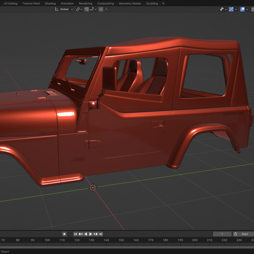 🌐 Jeep YJ7・ STL File for 3D printing・Cults