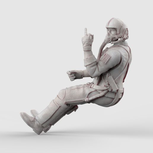 🧑‍ ️ US Air Force Pilot Figure 1:16 Scale – Modern Jet Pilot – 3D ...