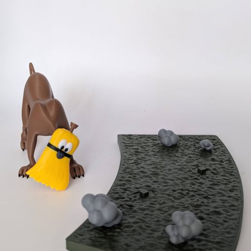 🧹 Broom Dog Alice in Wonderland figurine・ 3D File for 3D printing・Cults