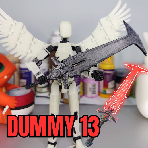 🗡️ DUMMY 13 CRUCIBLE SWORD DOOM・ STL File for 3D printing・Cults