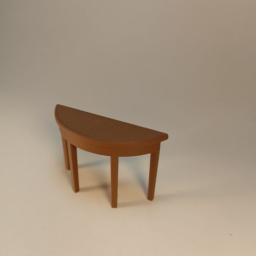🌙 half moon console classic dollhouse furniture scale 1:12 Miniature ...