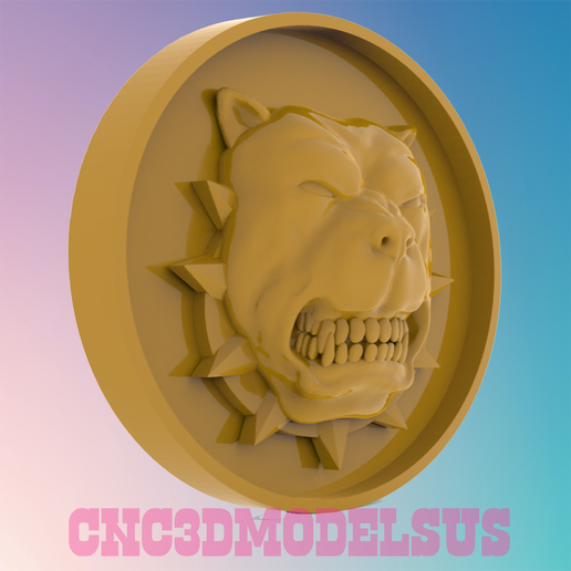 📁 Bulldog Head,3D MODEL STL FILE FOR CNC ROUTER LASER & 3D PRINTER・ STL ...