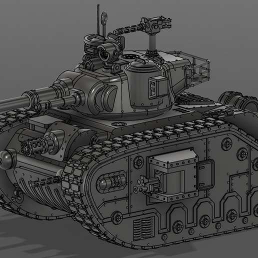 🪖 Vendetta-Class Heavy Battle Tank・ 3D File for 3D printing・Cults