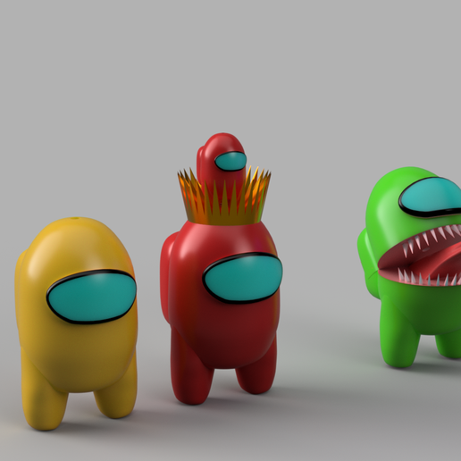 Among Us Figurines Collection: 3D Crewmembers! 🚀 ・ STL File for 3D ...