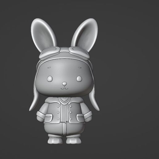 STL file Pilot rabbit 🧑‍ ️ ・3D print model to download・Cults