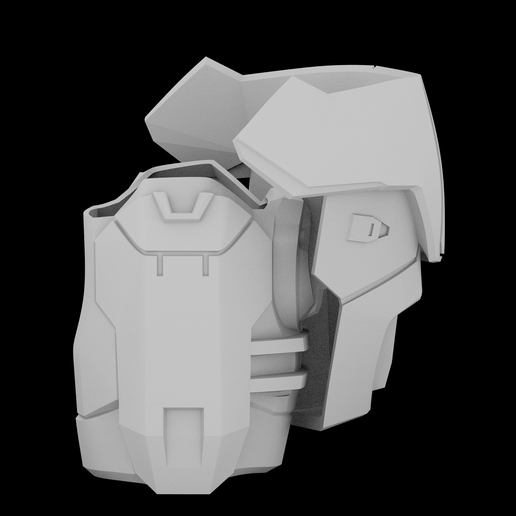 📁 MK VII Agathius shoulder pad 3d print file・ 3D File for ・Cults