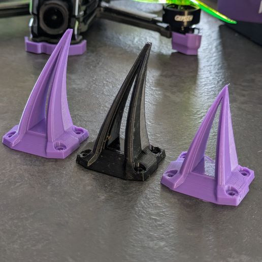 🚁 TPU FPV GEPRC Vapor fin・Free STL File for 3D printing・Cults