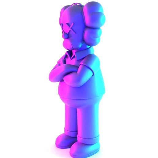 👾 Homer Simpson Kaws Style toy・ STL File for 3D printing・Cults