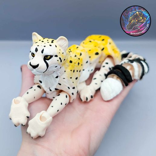 Archivo STL Flexi Cheetah 🐆 (3MF)・Objeto imprimible en 3D para ...