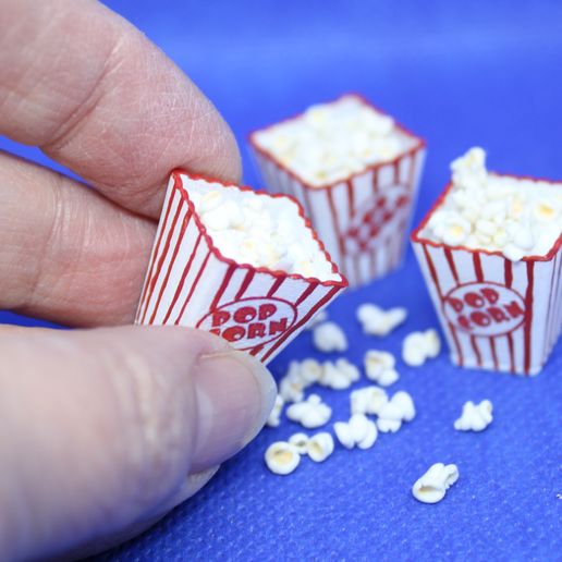 🍿 1:12 popcorn bucket・Free STL File for 3D printing・Cults