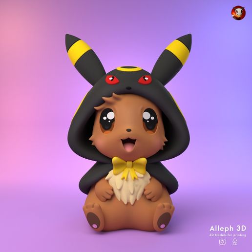 chibi eevee pikachu