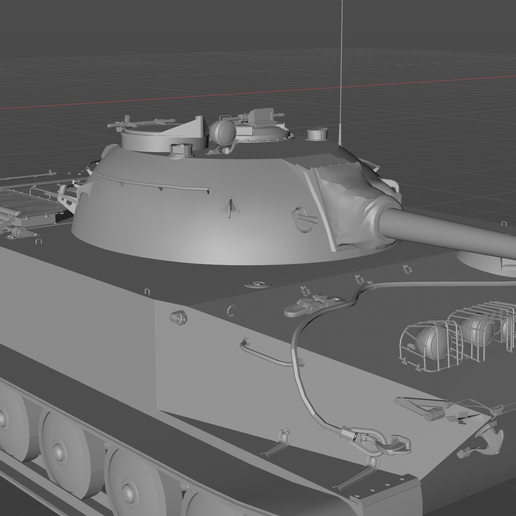 🇨🇳 China ZTS-63 tanque anfibio modelo 3D material・Archivo OBJ para ...