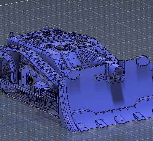 🛰 Space marine siege tank (FDM friendly) Vindictive rhinoceros・ STL ...