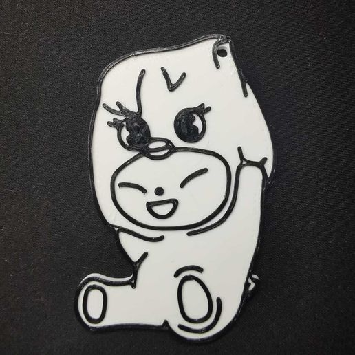 🗝️ SKZOO FoxiNy as BbokAri Keychain・ STL File for 3D printing・Cults