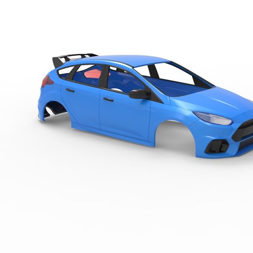 🚙 ford focus rs rc body shell・ STL File for 3D printing・Cults