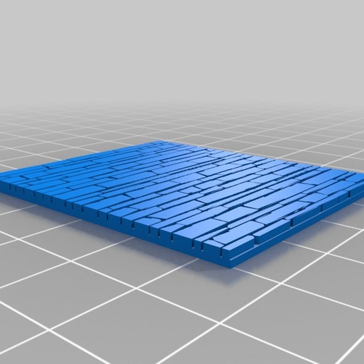 🧱 Tileable Brick Wall・Free STL File for ・Cults