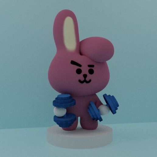 STL file Cooky plush mascot - BTS 🚐 ・Template to download and 3D print ...