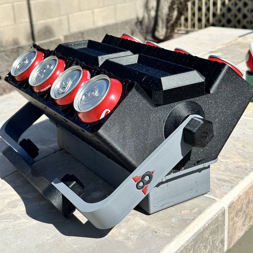 🥫 The Original V8 Can Cooler Motor or Engine Ice Chest・ 3D File for ・Cults