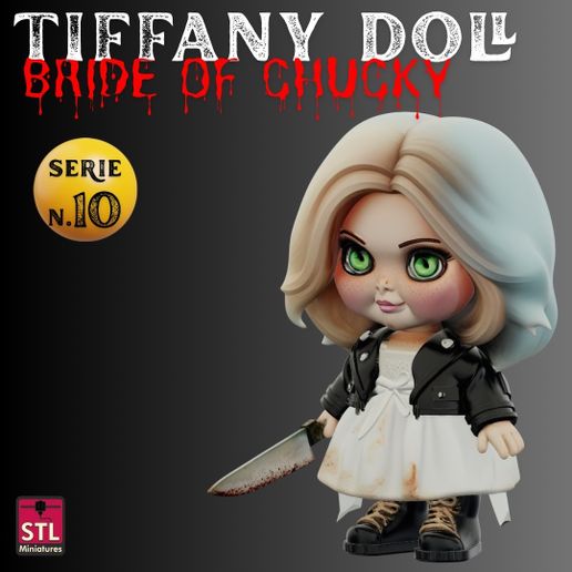 📁 STL File – Tiffany Valentine (Bride of Chucky) – Chibi Style 3D ...