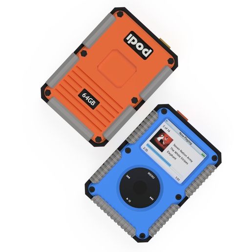 STL file iPod Classic 5th gen case protective shell 🐚 ・3D print design ...