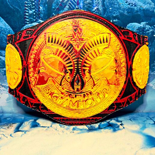 🤼 The Usos Signature Tag Team Title - Hueforge Piece・ STL File for 3D ...