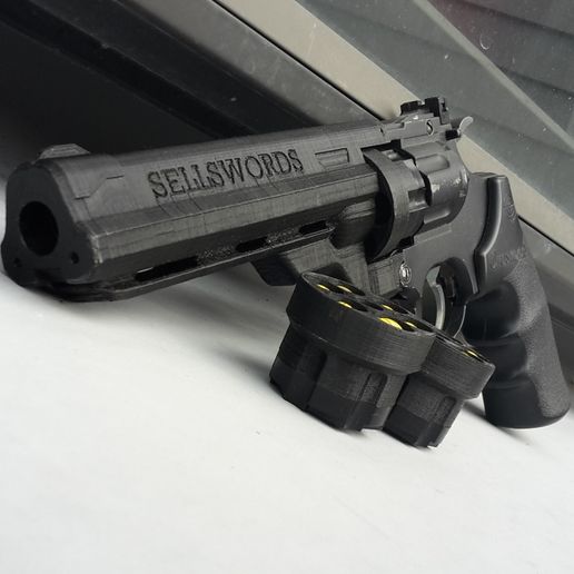 🔫 Khaos Revolver Conversion Kit (Paintball)・ 3D File for ・Cults